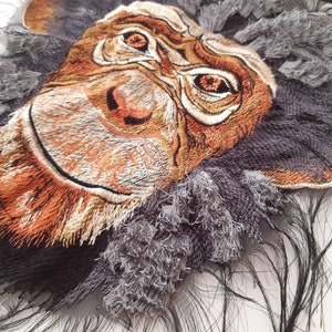 Moks602 Animal Large Patch, Monkey Patch, Realistic Backpatch - Etsy