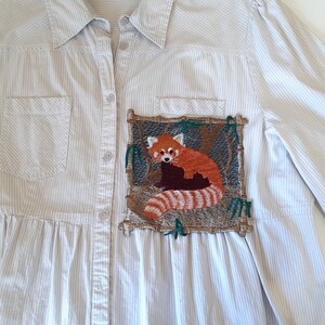Moks309(p) Red Panda Raccoon Embroidered Patch, Animal Patch - Etsy