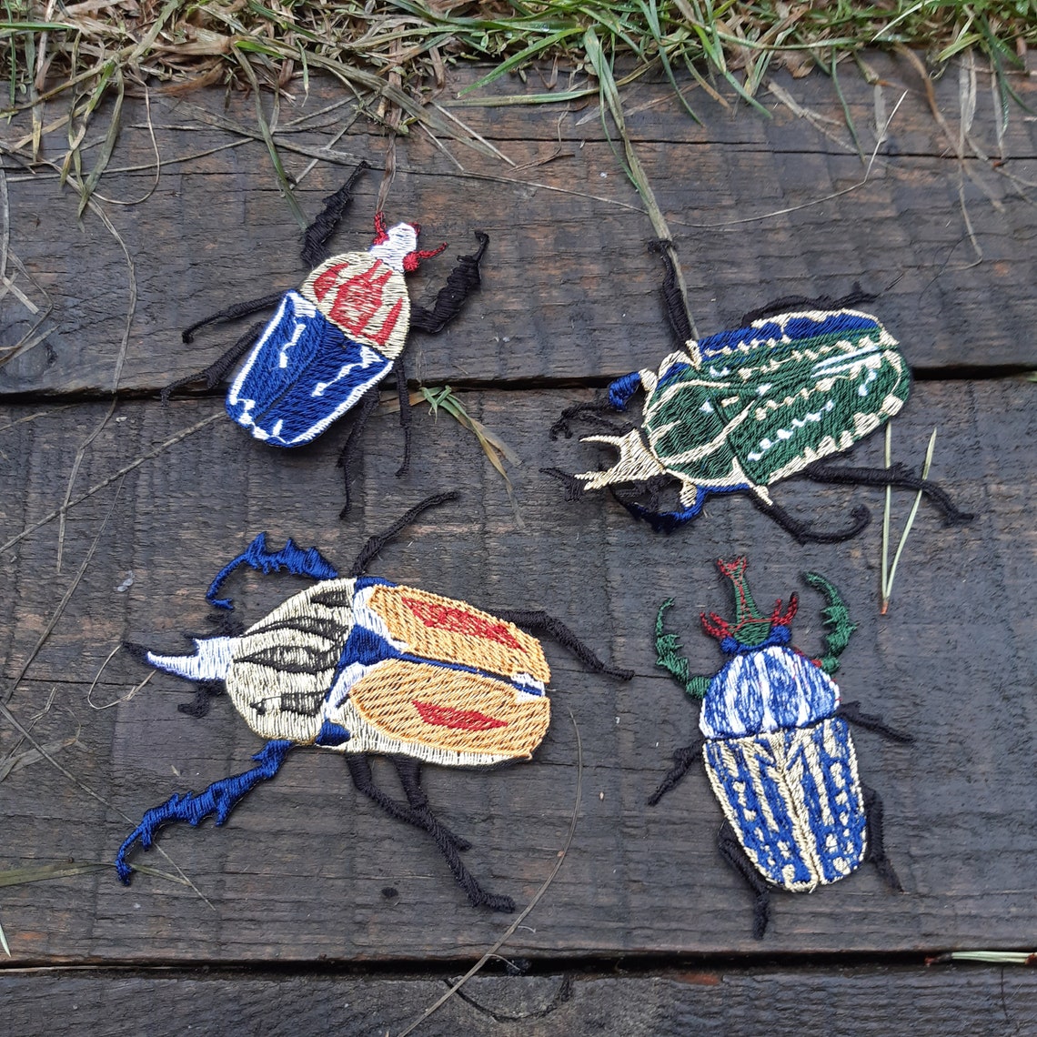 Moks628 Set Insect Patch Bugs Patch Embroidery Nature - Etsy