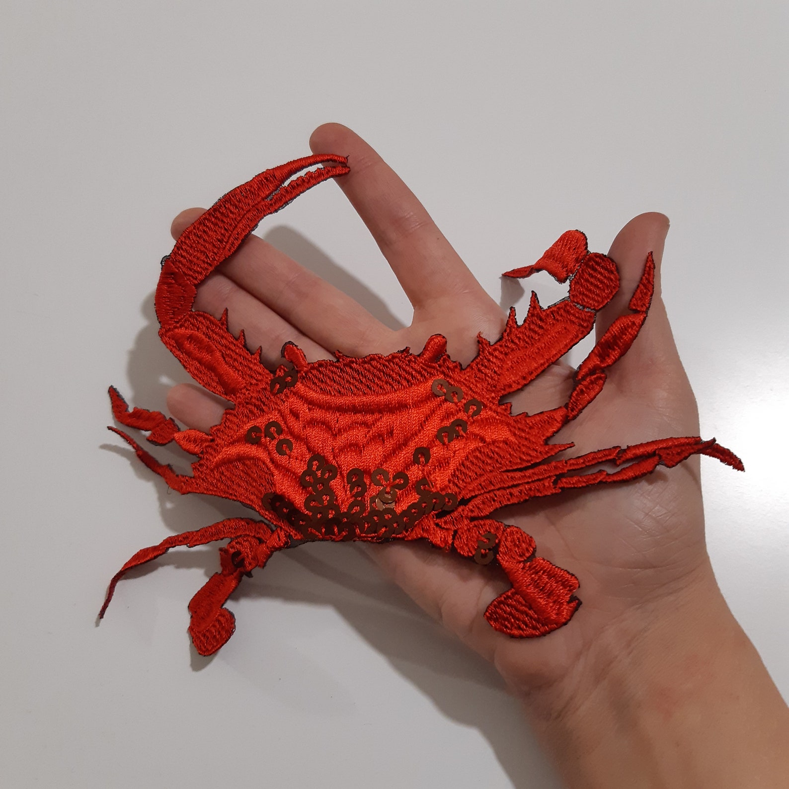 Moks145(p) Large Crab Embroidered Patch - Etsy