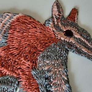 Moks311p Numbat Animal Embroidered Patch, Insectivorous Marsupial Patch ...