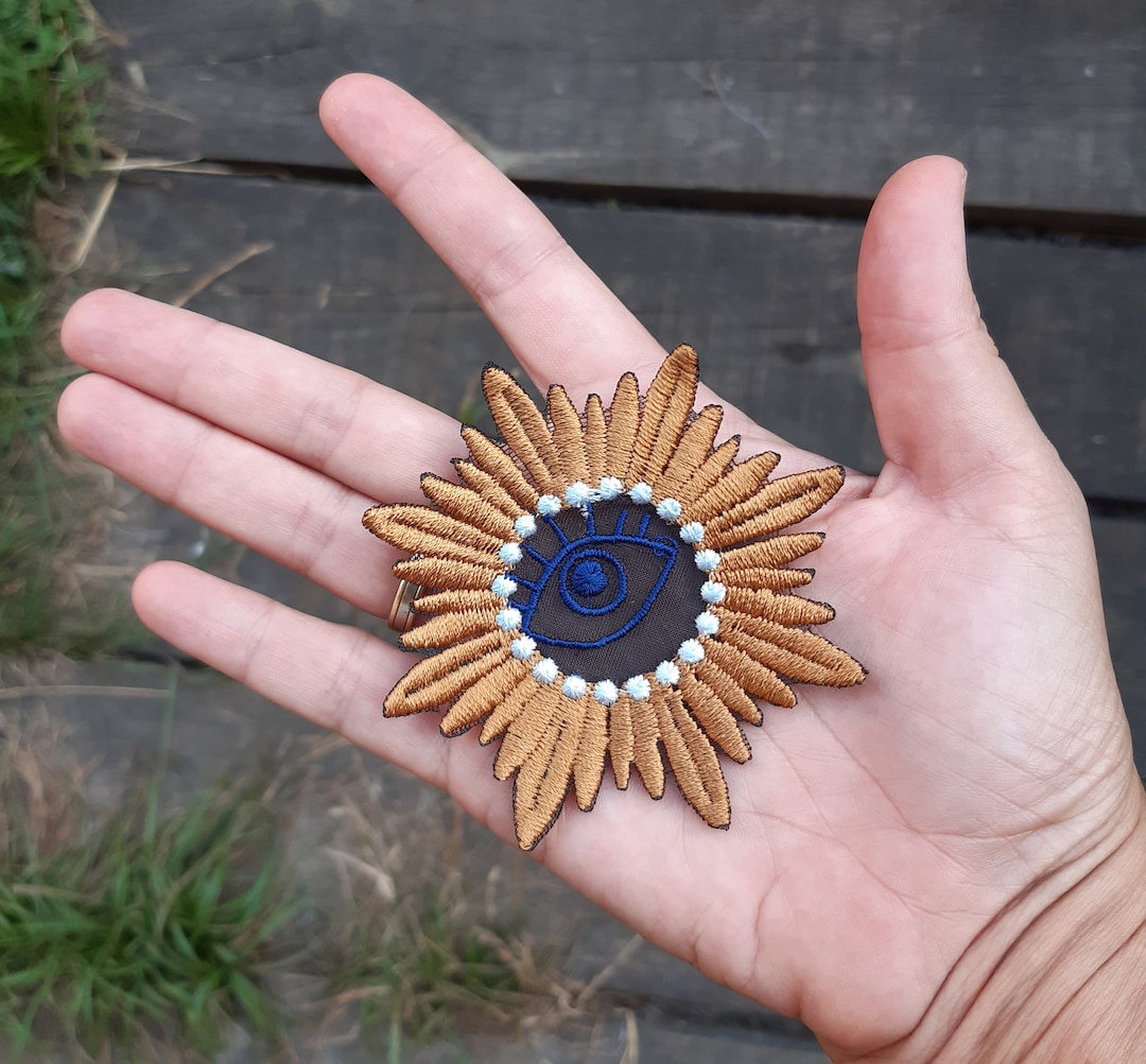 Moks513 Magic Embroidered Patch, Magic Eye Round Patch - Etsy