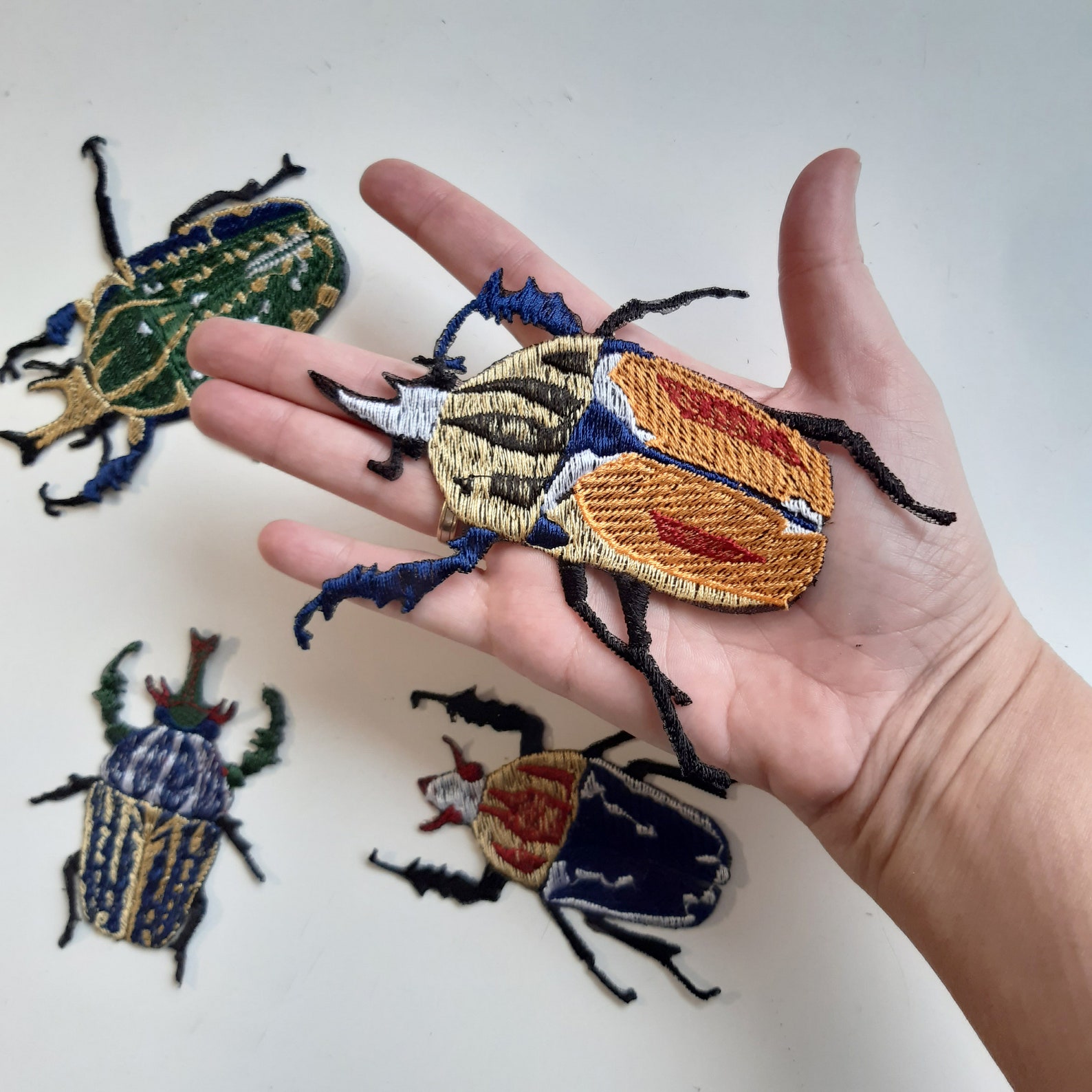 Moks628 Set Insect Patch Bugs Patch Embroidery Nature - Etsy