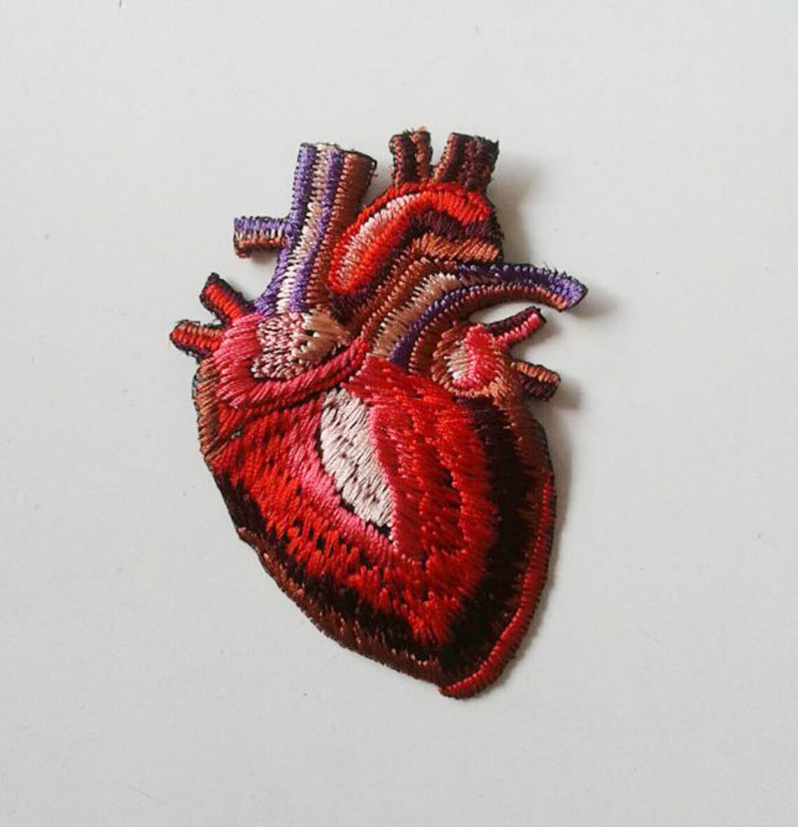 Moks152(p) Heart Patch - Anatomical Heart Patch Embroidered - Etsy