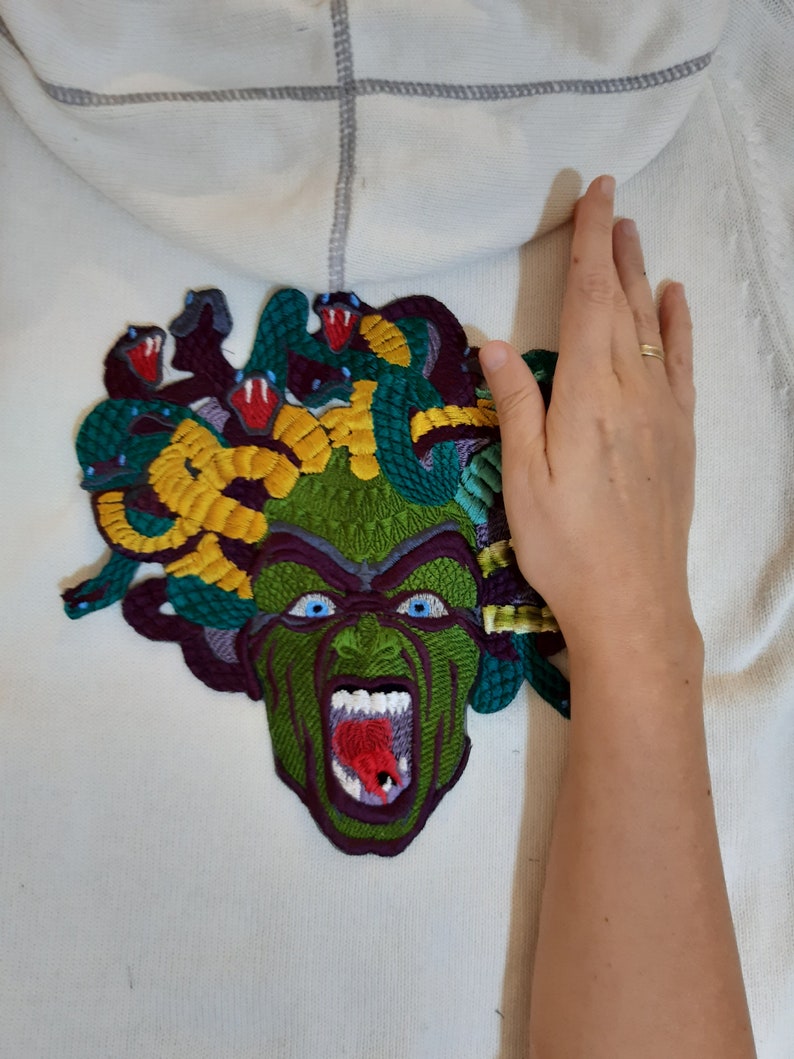 Moks295(p) Gorgon Greek Goddess Embroidery Patch - Etsy