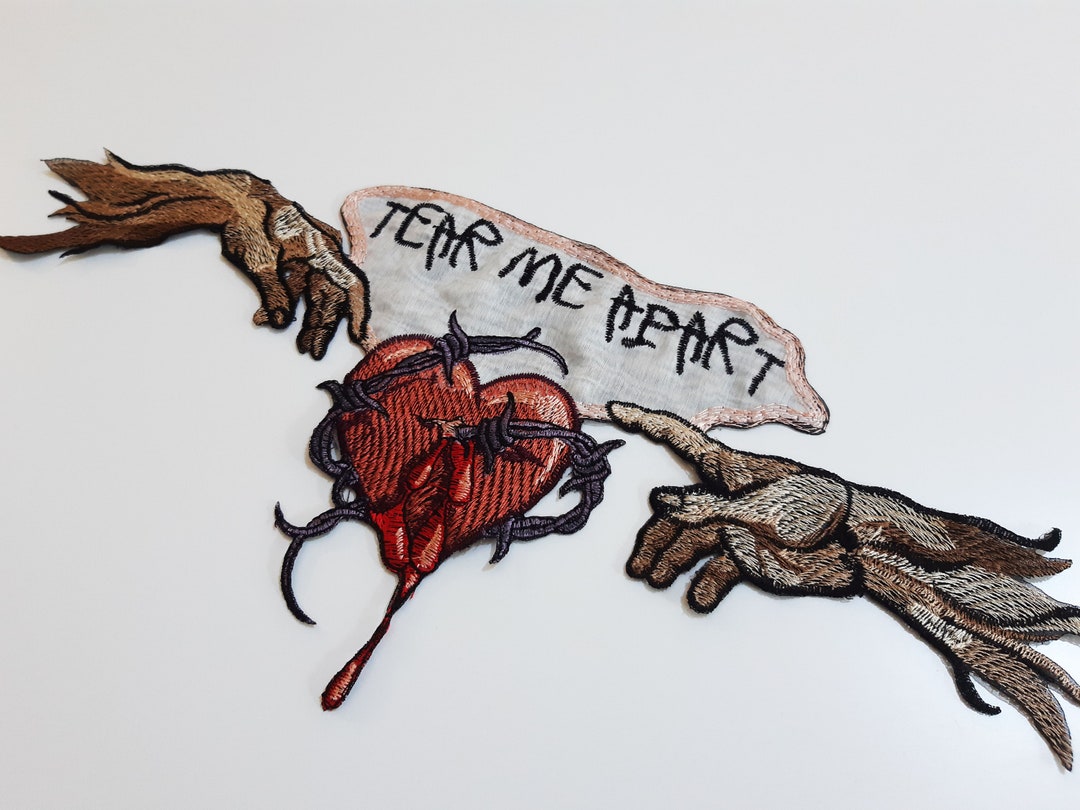 Moks326(p) Embroidered Patch - Sistine Chapel Adam's Creation ...