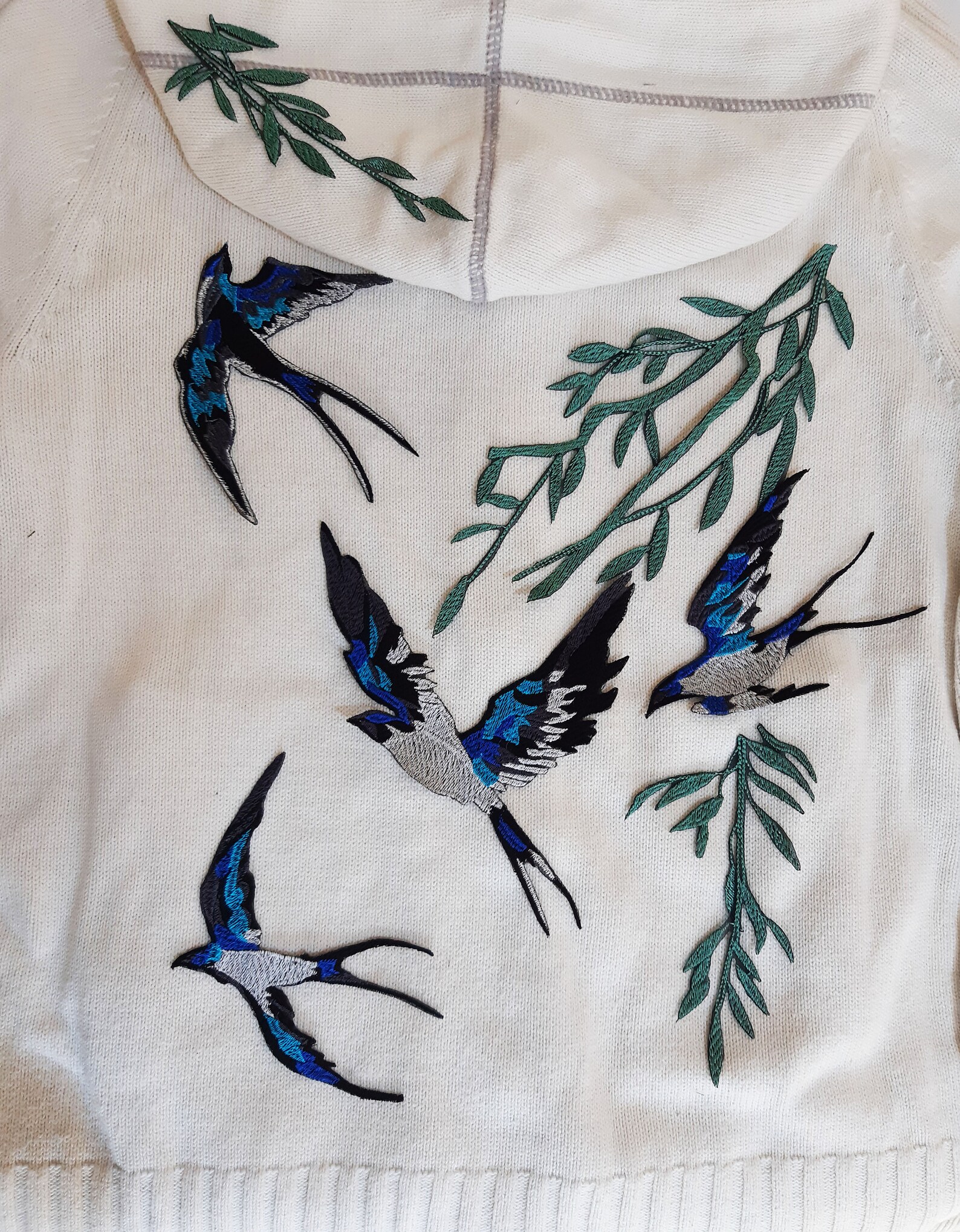 Moks327p Bird Patch Embroidered Patch Set - Etsy