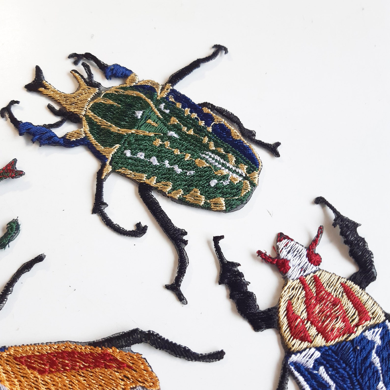 Moks628 Set Insect Patch Bugs Patch Embroidery Nature - Etsy