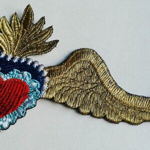 Moks119(p) Sacred Heart Milagro Embroidered Patch - Etsy