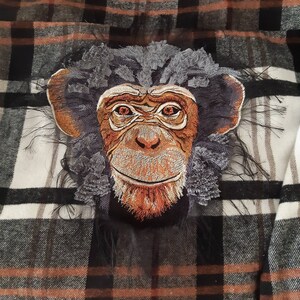 Moks602 Animal Large Patch, Monkey Patch, Realistic Backpatch - Etsy