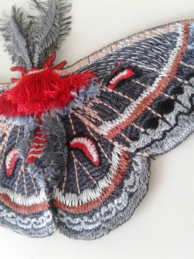 Moks213(p) Cecropia Moth Embroidered Patch - Etsy