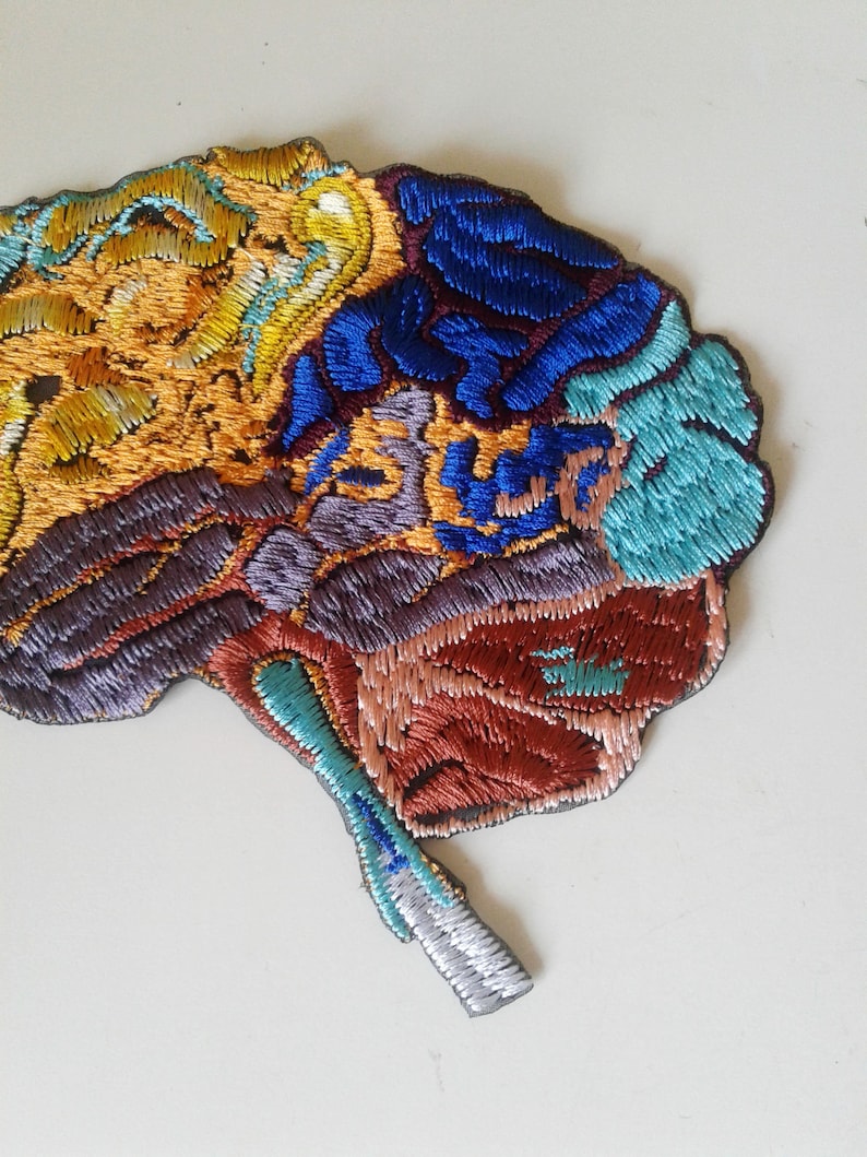 Moks193p human brain patch | Etsy