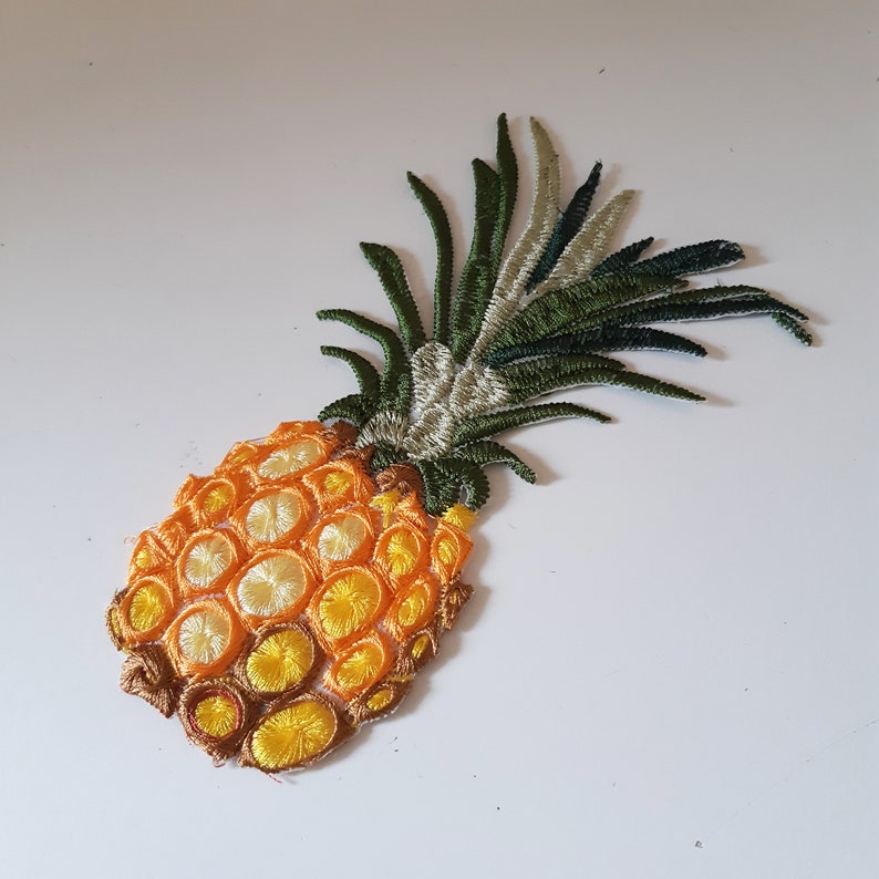 Moks411(p) Pineapple Patch - Fruit Embroidered Patch - Exonic Fruit ...