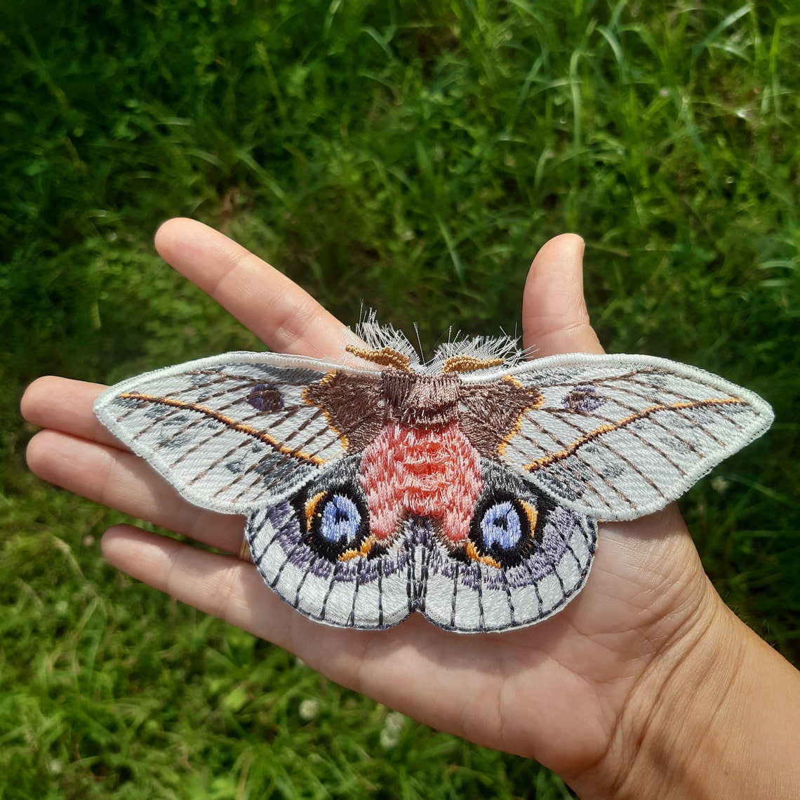 Moks455 Moth Patch Automeris Io Io Moth Designer Large | Etsy