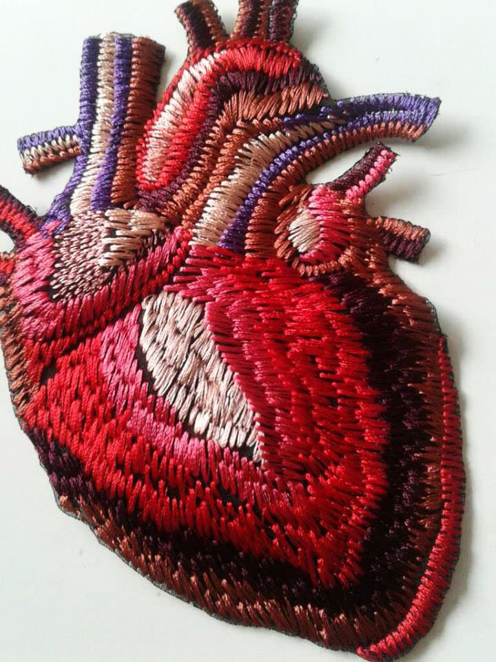 Moks153p Anatomical Heart Patch - Etsy