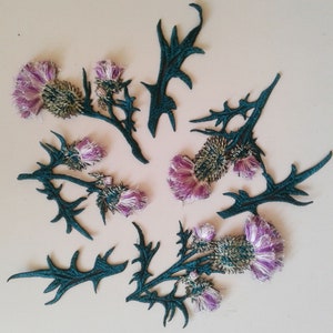 Moks185(p) Set of Thistle Flower Patches - Etsy
