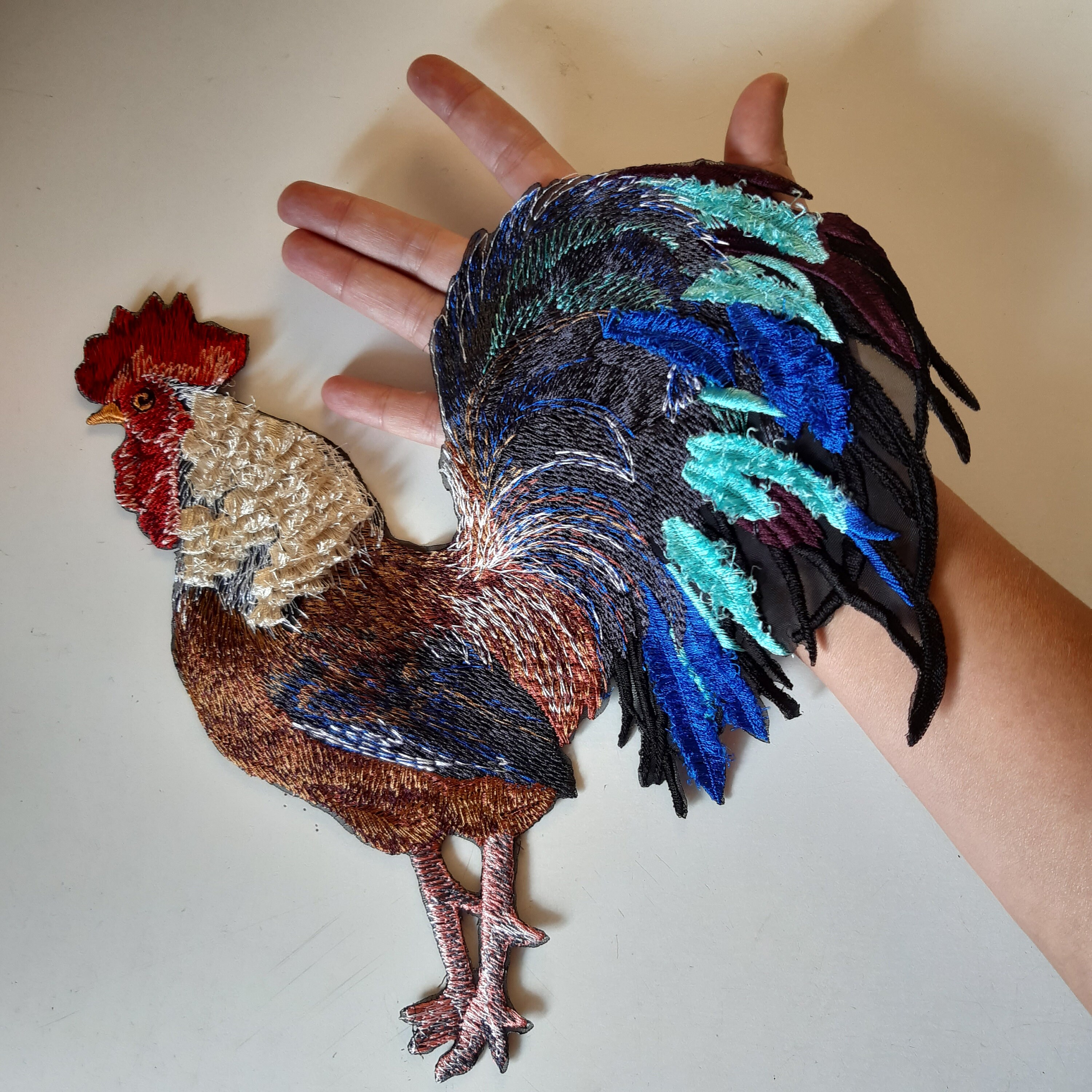 Moks461 Bird Patch, Large Patch, Rooster Patch - Etsy