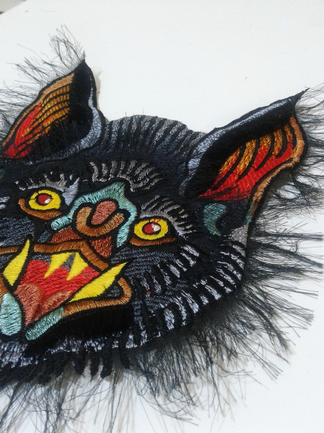 Moks172(p) Bat Vampire Embroidered Patch, Patch for Backpack, Patch for ...