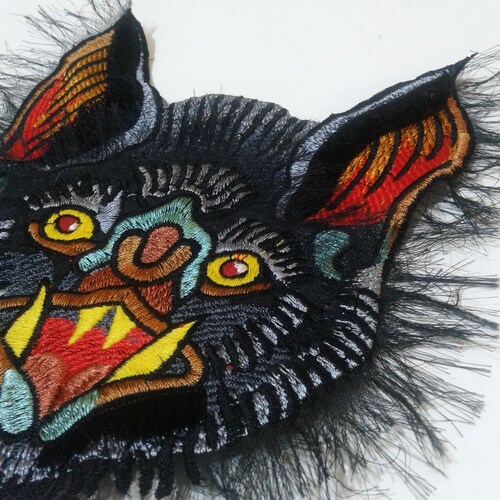 Moks172p Bat Vampire Embroidered Patch Patch for Backpack | Etsy