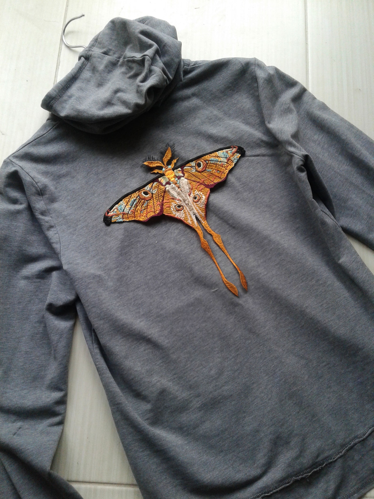 Moks188(p) Large Comet Moth Embroidered Patch - Etsy