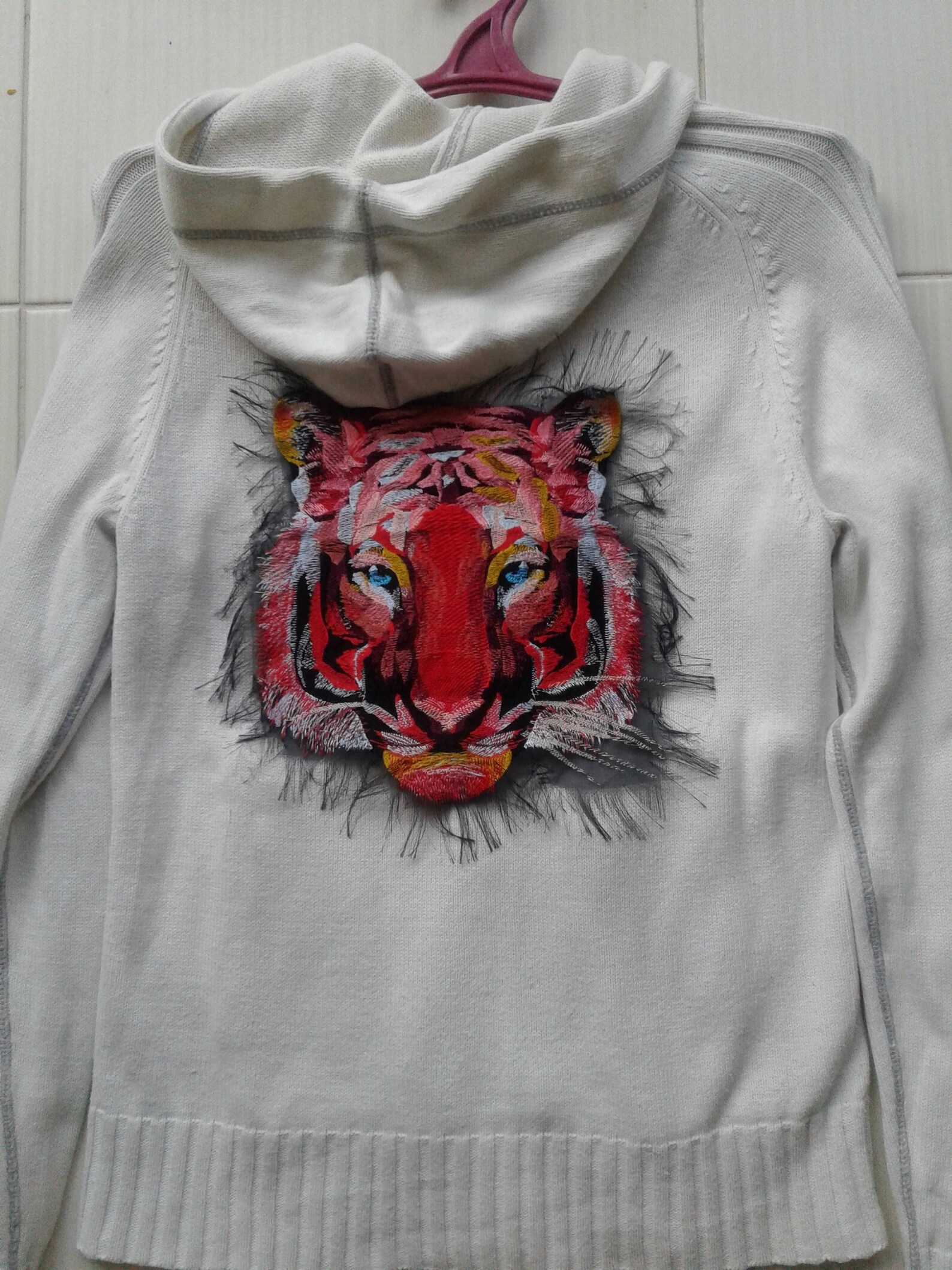 Moks235(p) Red Tiger Large Embroidered Patch - Etsy
