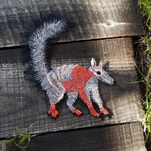 Moks311p Numbat Animal Embroidered Patch, Insectivorous Marsupial Patch ...