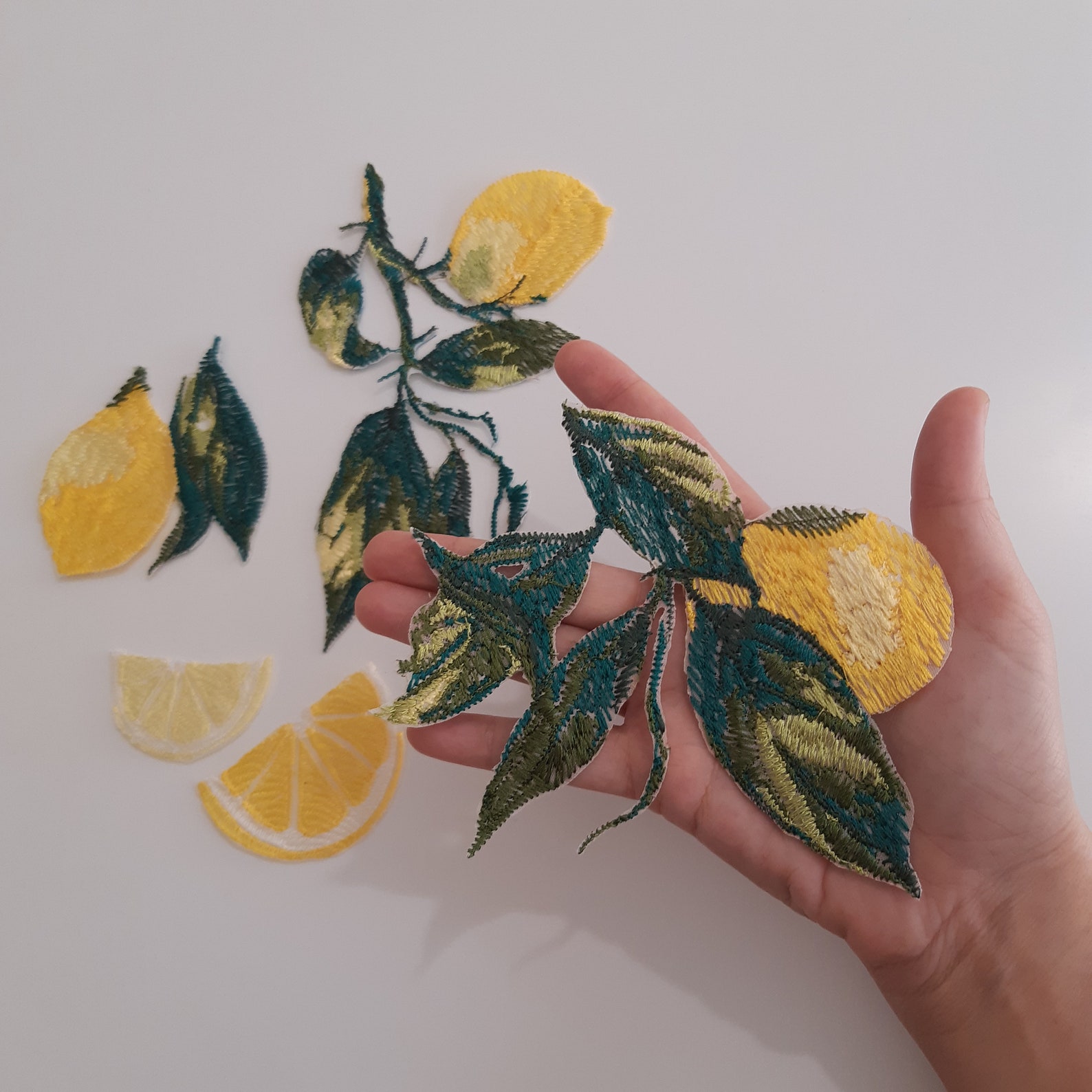 Moks445(p) Lemon Patch - Fruit Embroidered Patch - Etsy