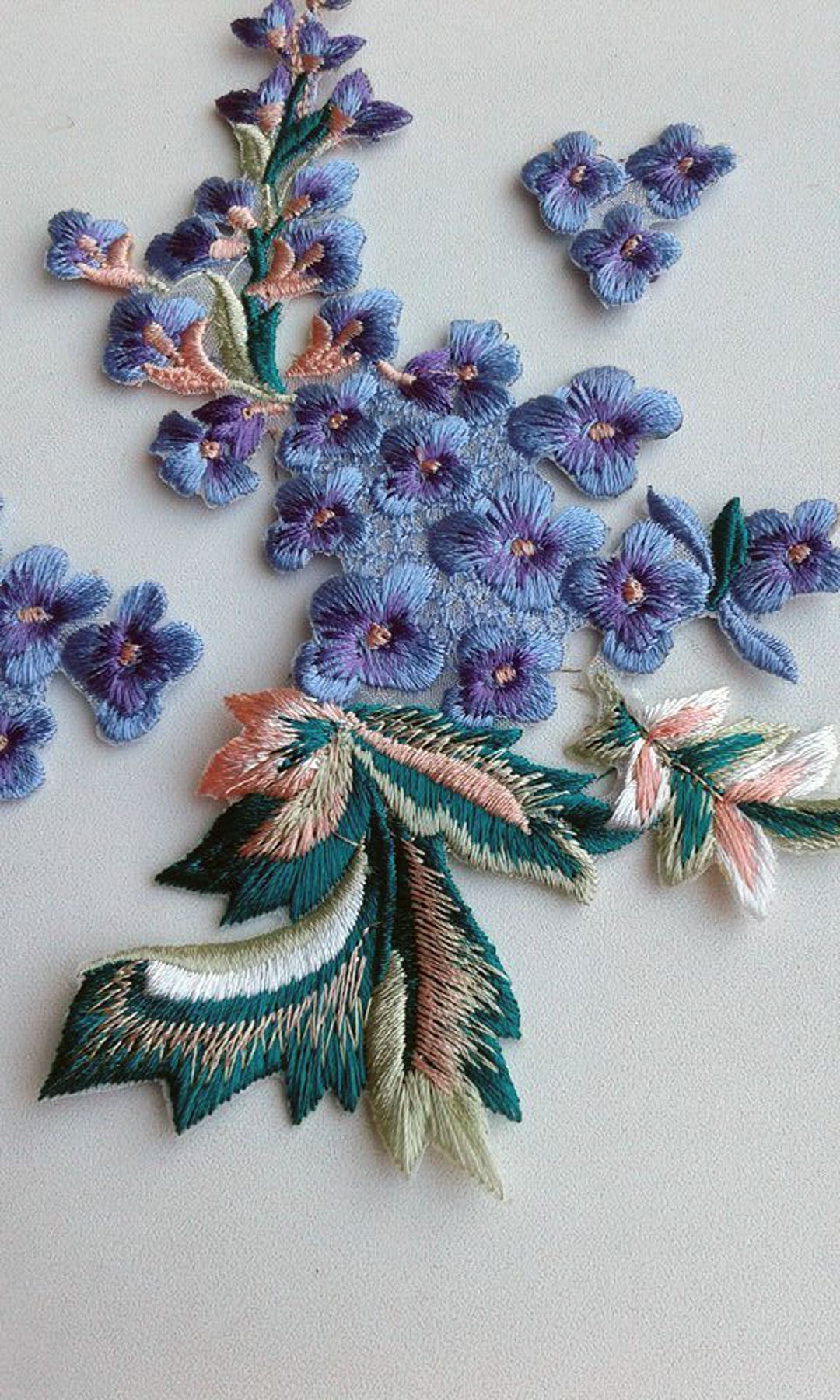 Moks30(p) Lilac Embroidery Patches - Etsy
