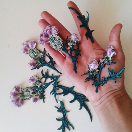 Moks187p Set of Thistle Patch - Etsy