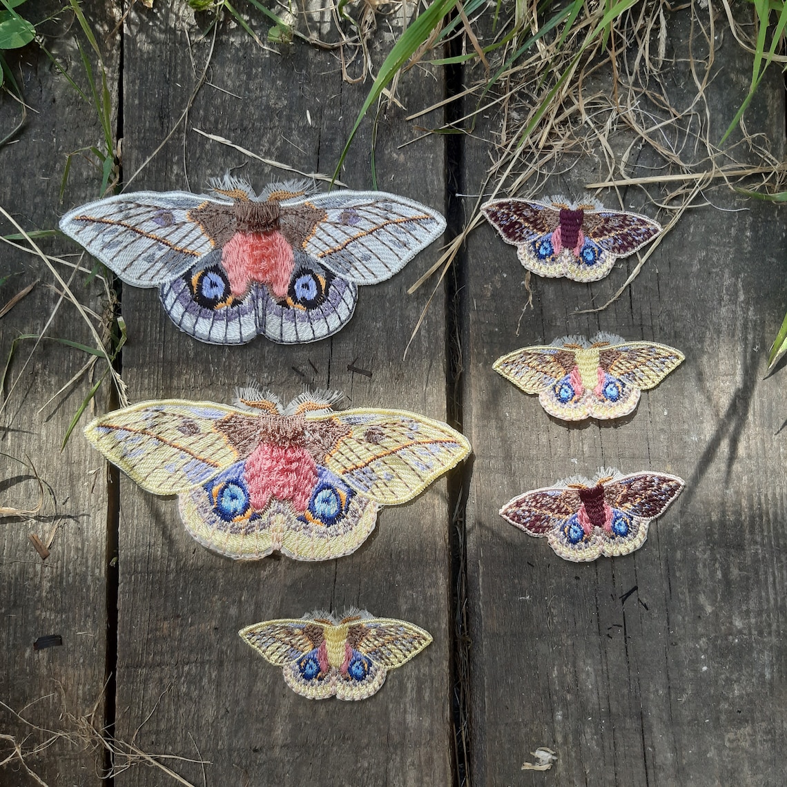 Moks455 Moth Patch Automeris Io Io Moth Designer Large | Etsy