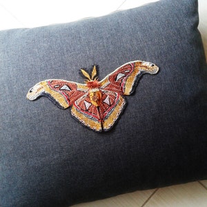 Moks220(p) Large Embroidered Patch - Atlas Moth - Etsy