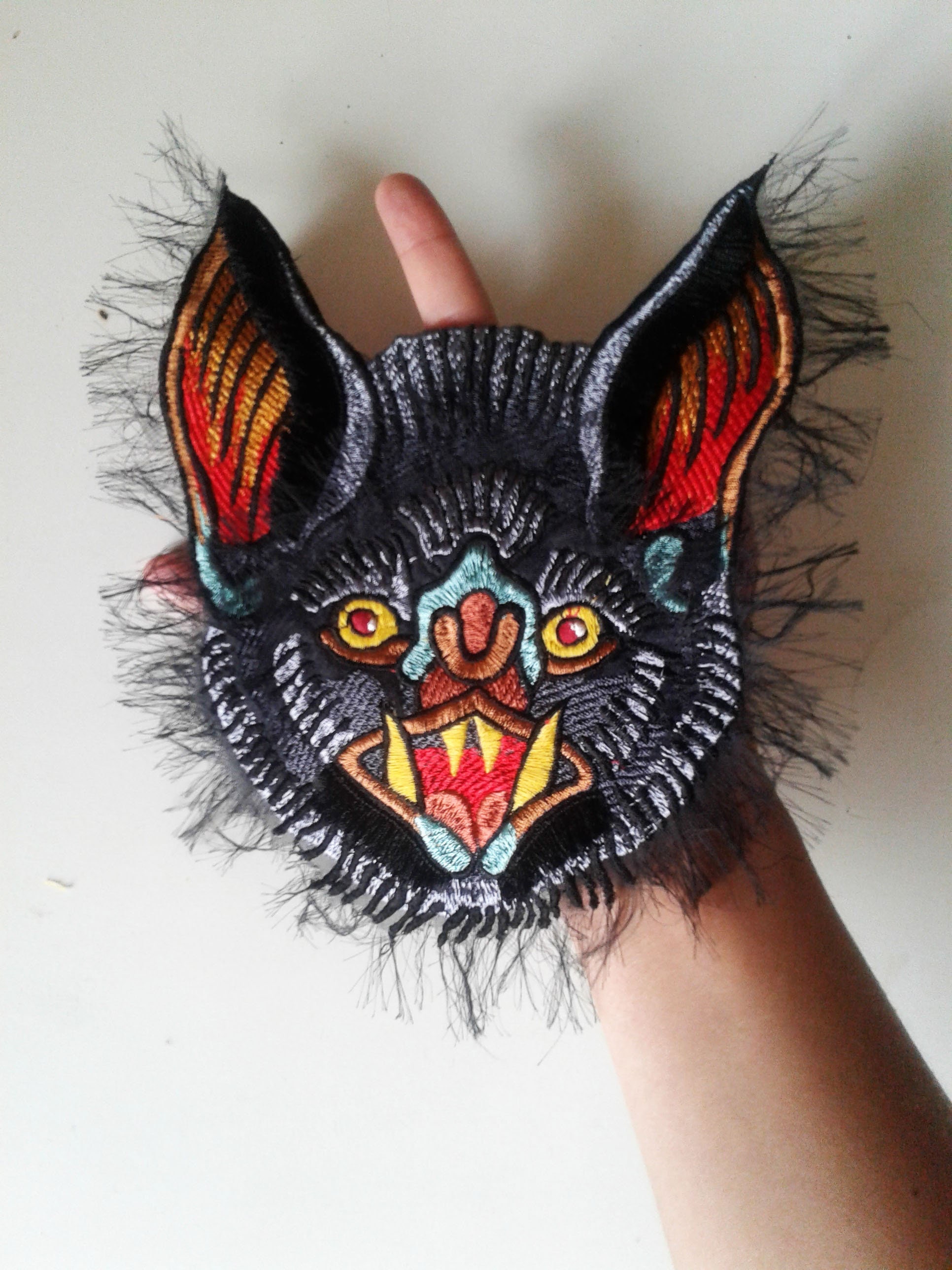 Moks172p Bat Vampire Embroidered Patch Patch for Backpack - Etsy