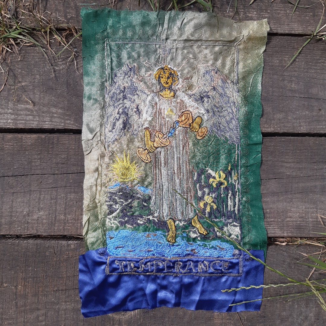 Moks467 Temperance Tarot Large Patch, Embroidery Applique - Etsy