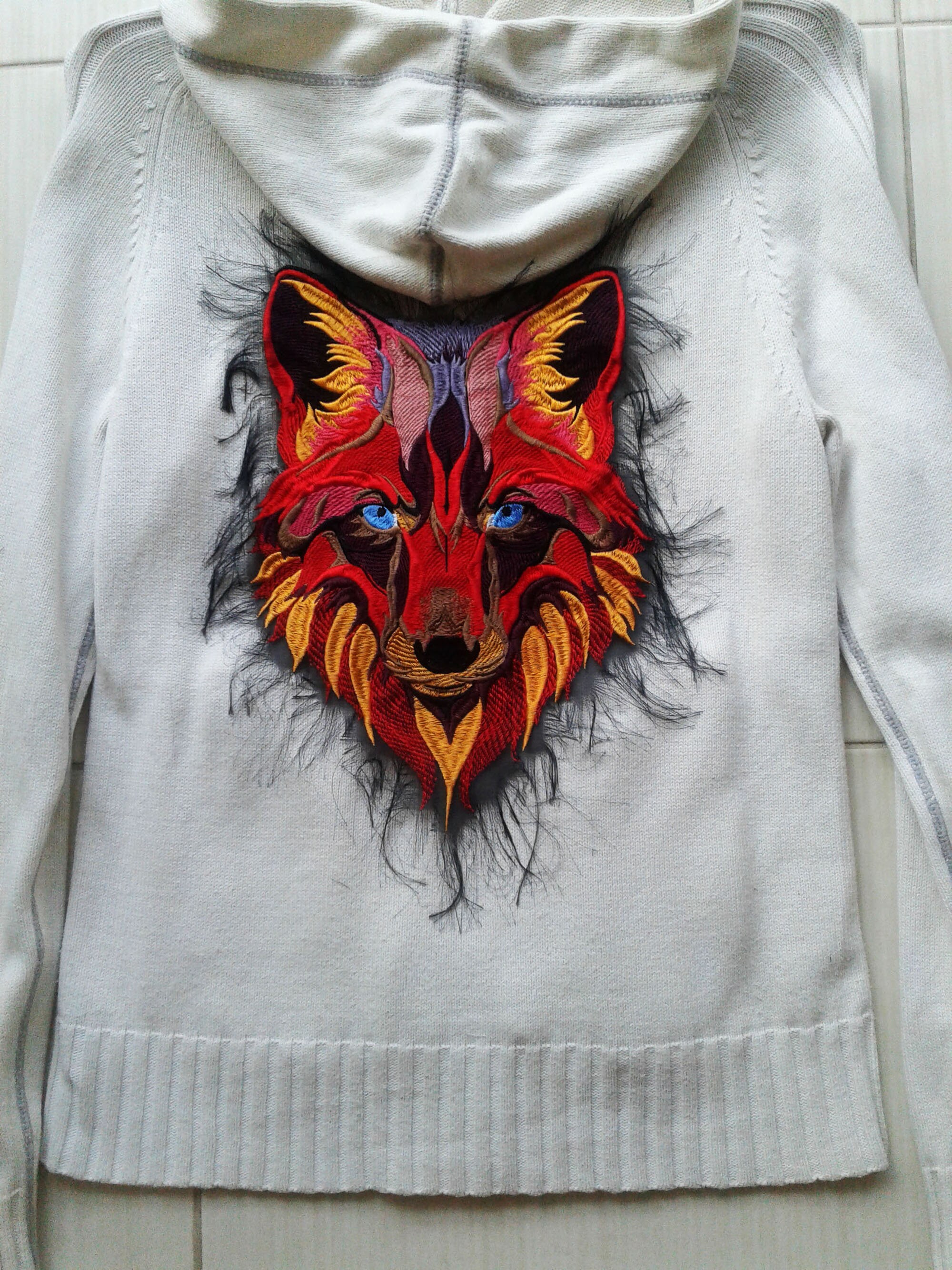 Moks247p Red Fox Embroidered Patch Forest Patch - Etsy