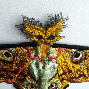 Moks133(p) Comet Moth Embroidered Patch Velvet - Etsy