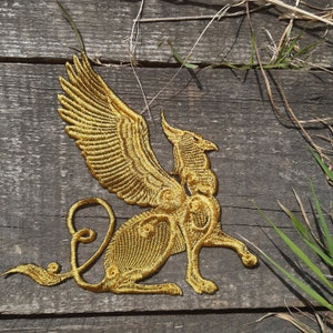 Moks524 Mythological Сreature Griffin Embroidered Patch - Etsy