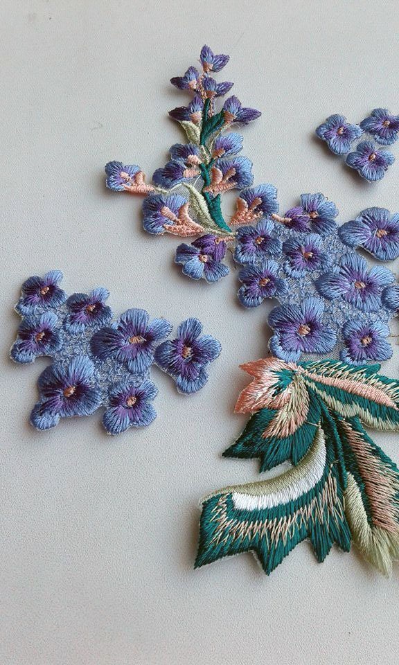 Moks30(p) Lilac Embroidery Patches - Etsy