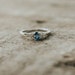 The Yes Ring. Montana Yogo Sapphire and Diamonds in 14K White Gold ...