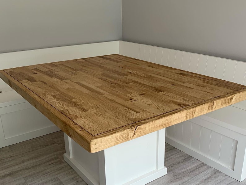 Monks Bench Parquet Table Kitchen Dining Seating - Etsy UK