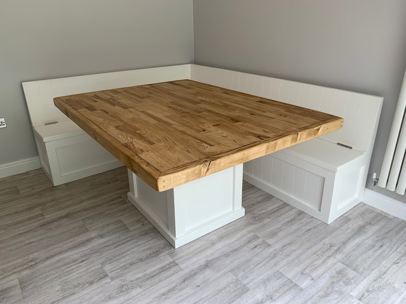 Monks Bench Parquet Table Kitchen Dining Seating - Etsy UK