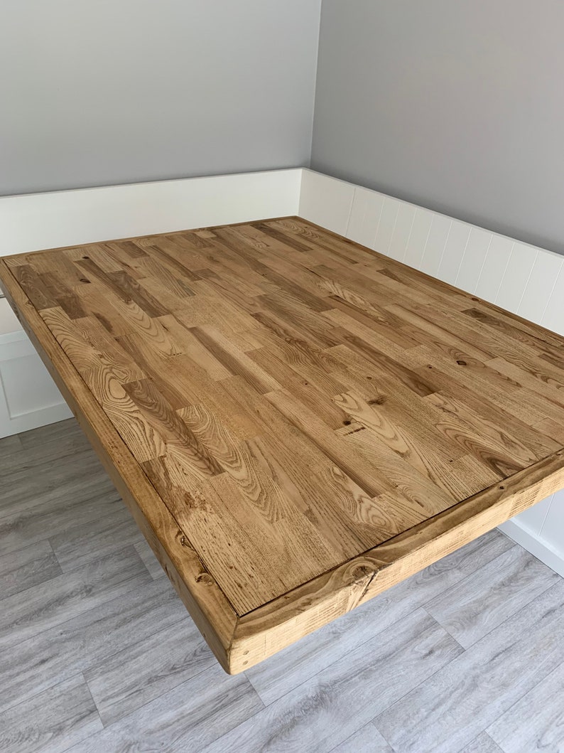 Monks Bench Parquet Table Kitchen Dining Seating - Etsy UK