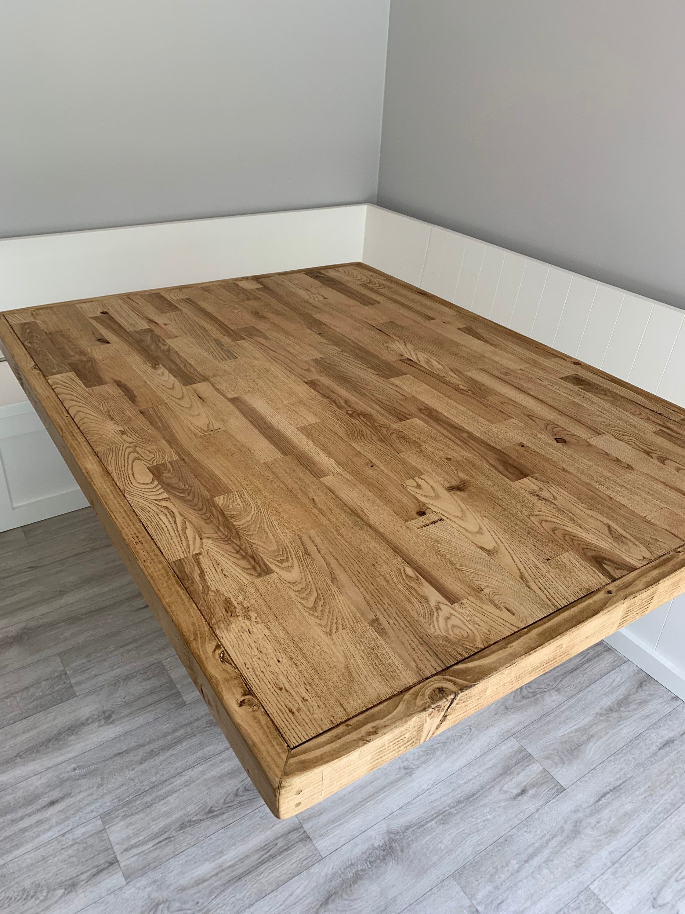 Monks Bench Parquet Table Kitchen Dining Seating - Etsy UK