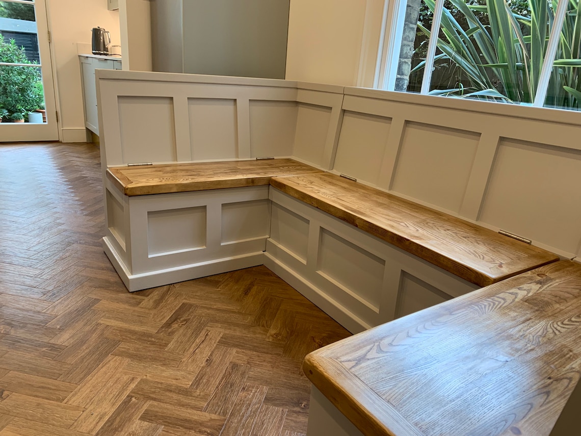 Corner Seating Kitchen Diner Banquette Farrow and Ball Horseshoe - Etsy