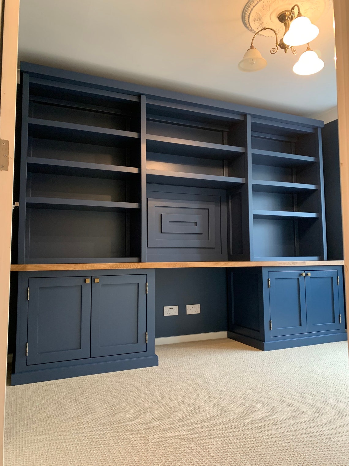 Bespoke Office Desk Library Wall Cabinets - Etsy