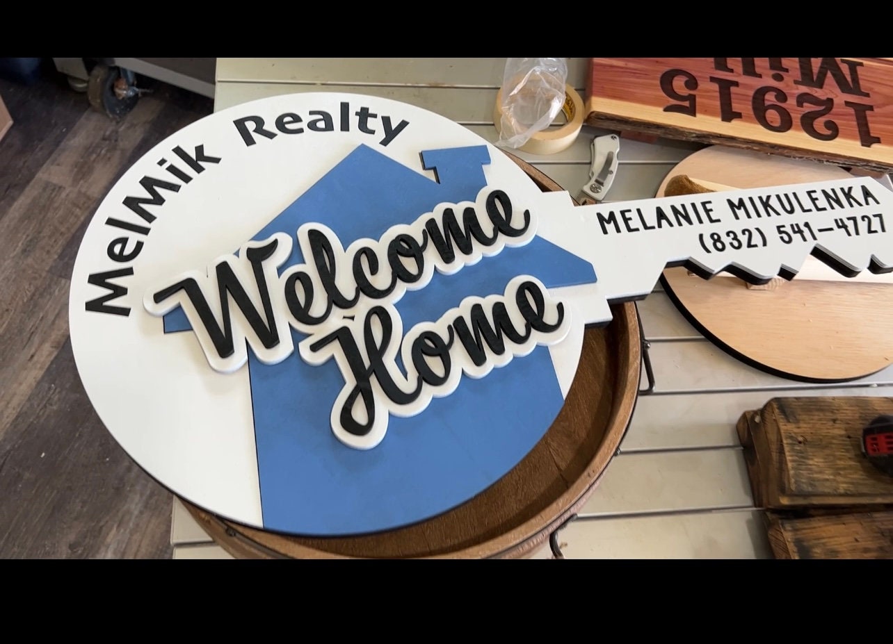 Interchangeable Realtor Key Sign Digital File SVG AI - Etsy