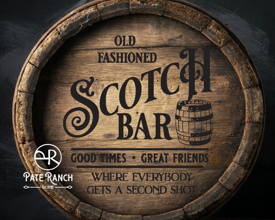 Scotch Bar SVG Files (3) - Digital Files - Etsy