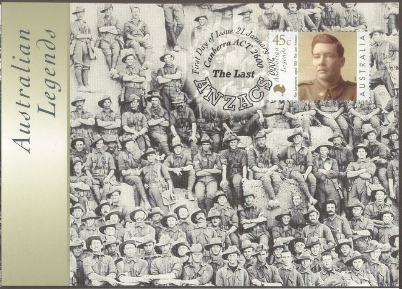 ANZAC Australian Legends Landing on Gallipoli Set of 4 Stamps on ...