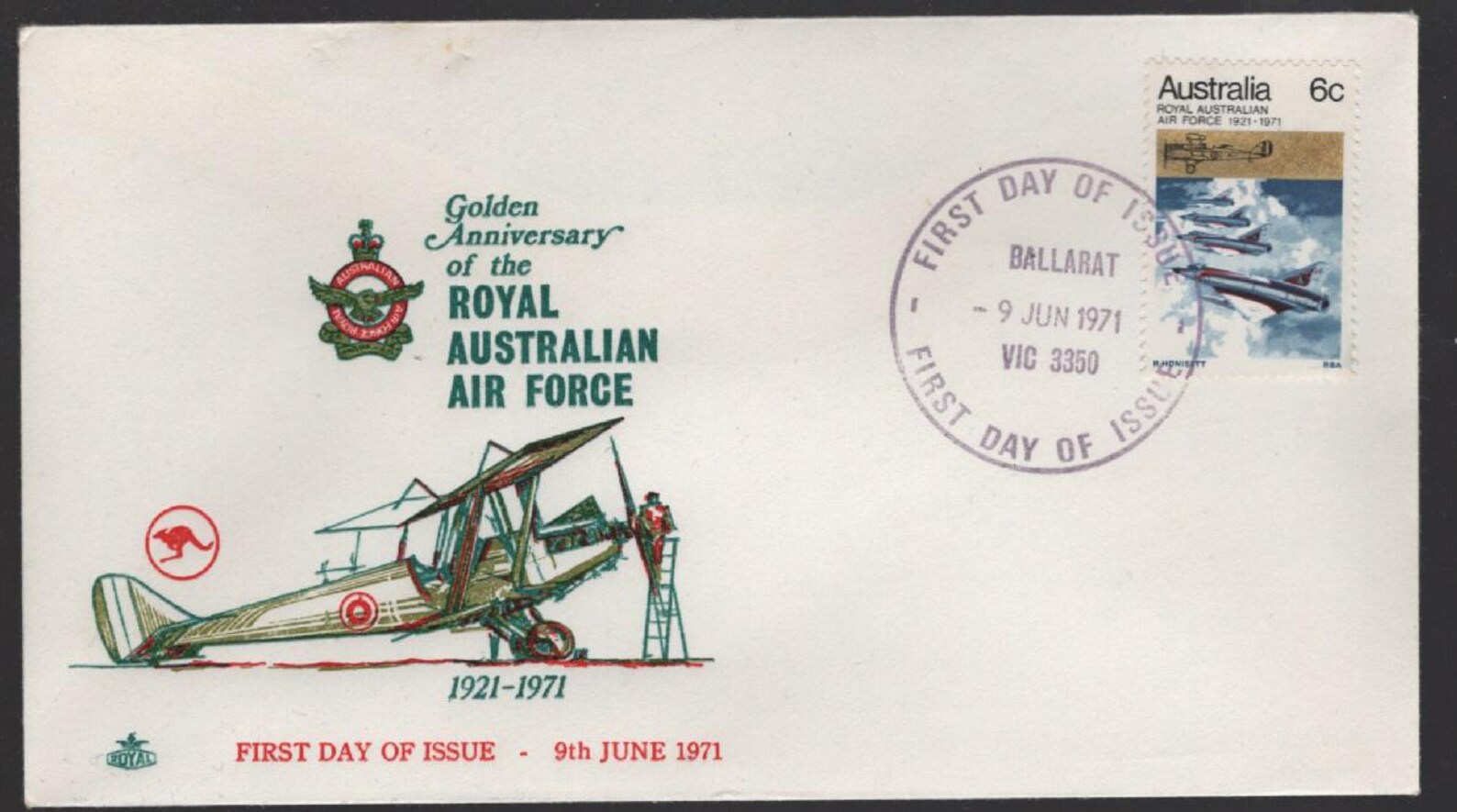 RAAF Royal Australian Airforce Golden Anniversary Vintage 1971 ROYAL ...