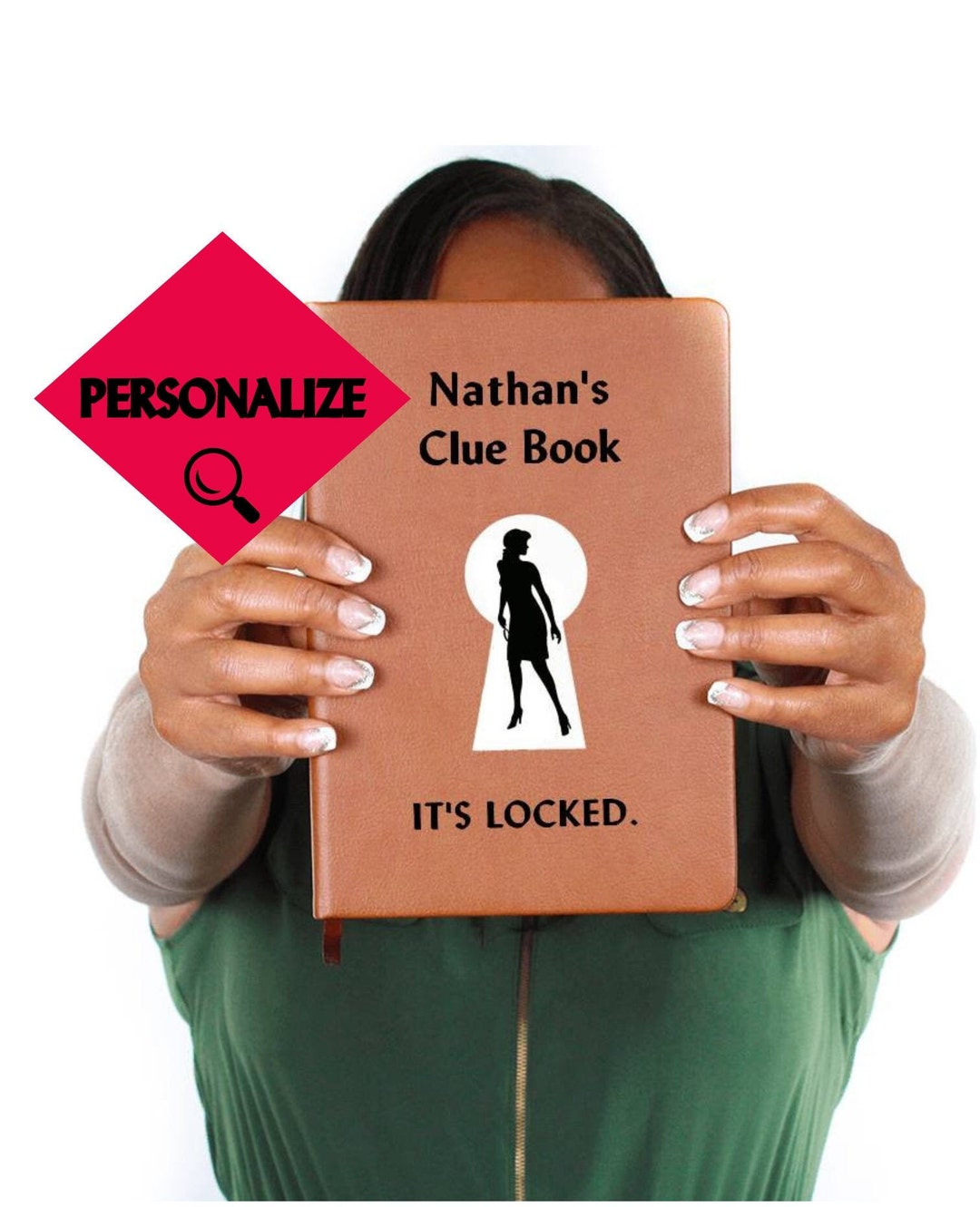 PERSONALIZED Nancy Drew Inspired Clue Book, Detective Clue Book Journal ...