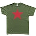 Cool RED STAR Screen Printed Graphic Designer Cotton T Shirt - Etsy
